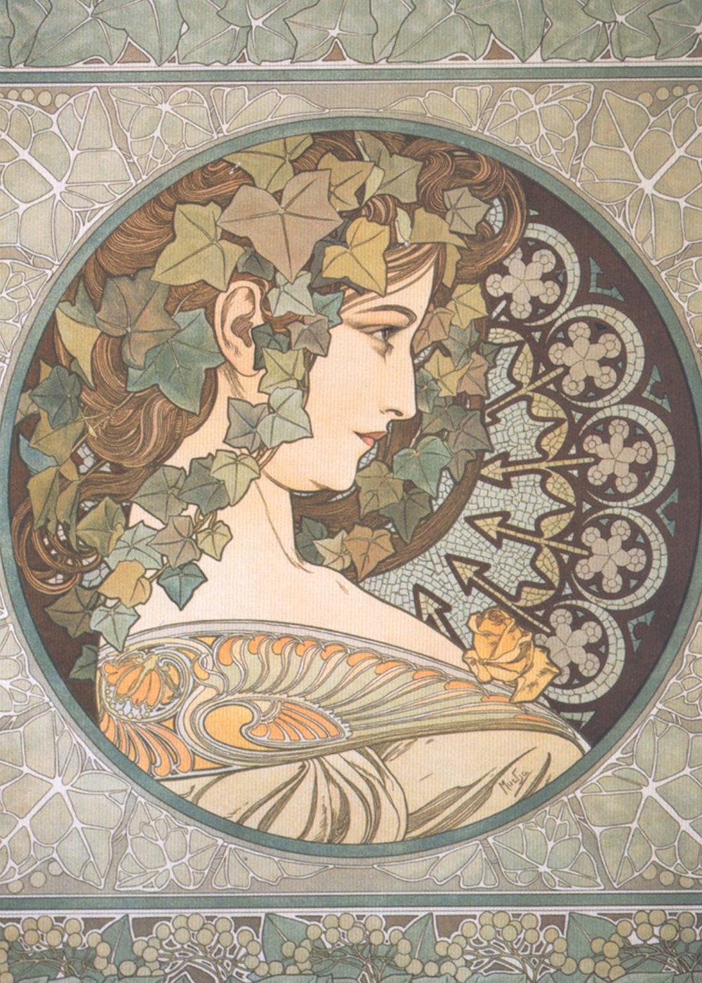 Artist Alphonse Mucha on Clothing, Mugs and Stationary | MasterPiece Art